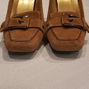Cole Haan | Shoes | Cole Hahn Suede Heels | Poshmark
